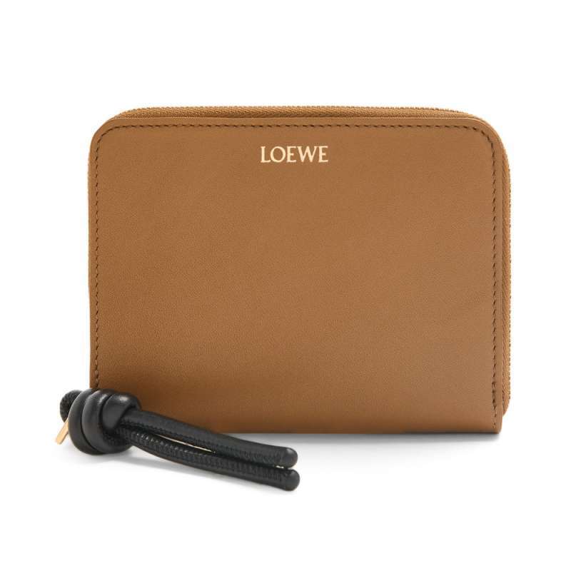 Jual Loewe Knot Compact Zip Wallet Oak Black di Seller voila.id ...