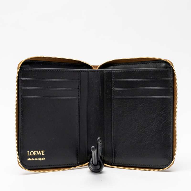 Jual Loewe Knot Compact Zip Wallet Oak Black di Seller voila.id ...