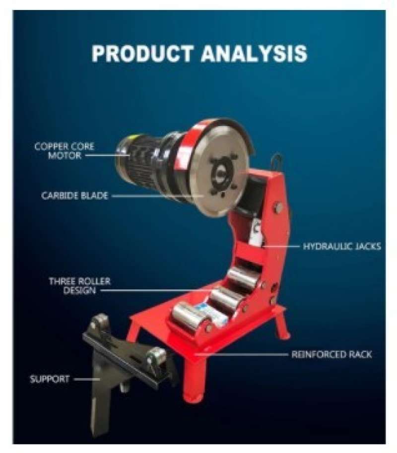 Promo Mesin Potong Pipa Besi 8 Inch Diskon 20% Di Seller Dekoransa Shop ...