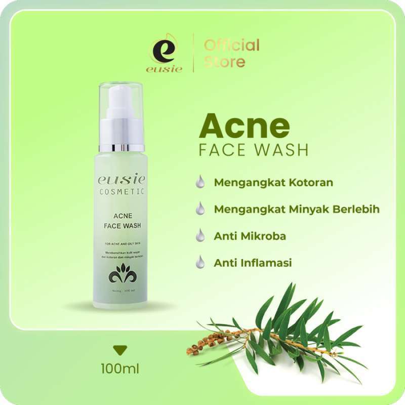 Jual Eusie Cosmetic Acne Face Wash 100 ml - Sabun Cuci Muka di Seller ...