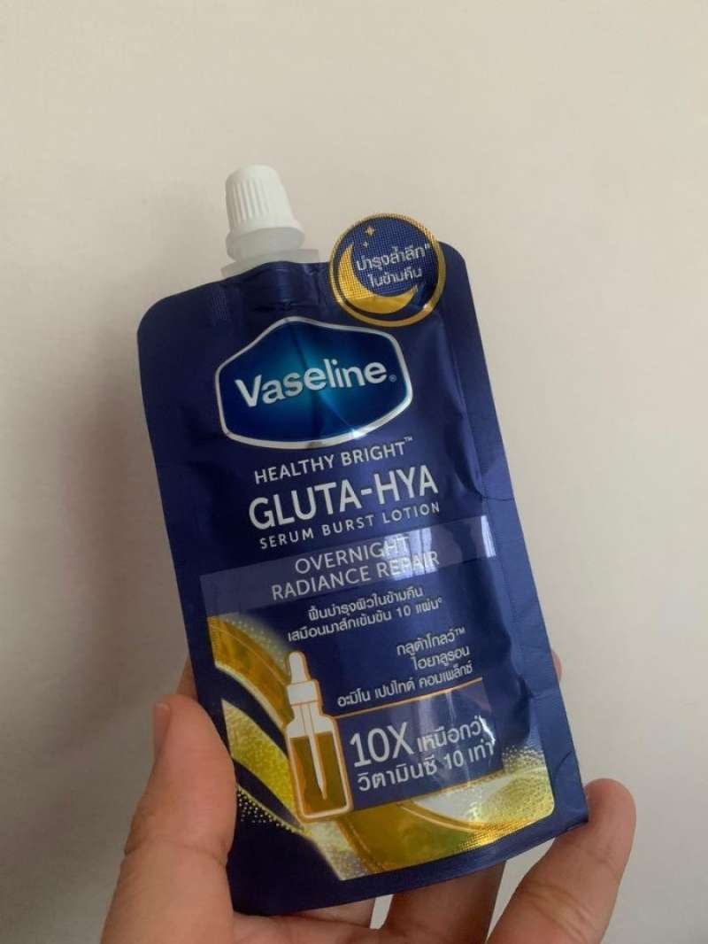 Jual Vaseline Healthy Bright Gluta HYA Thailand 30 ml Sachet di Seller ...