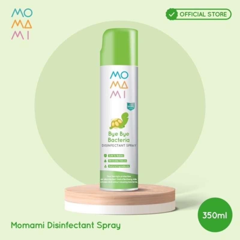 Promo Momami Bye Bye Bacteria Disinfectant Spray 350ml Diskon 23% Di ...