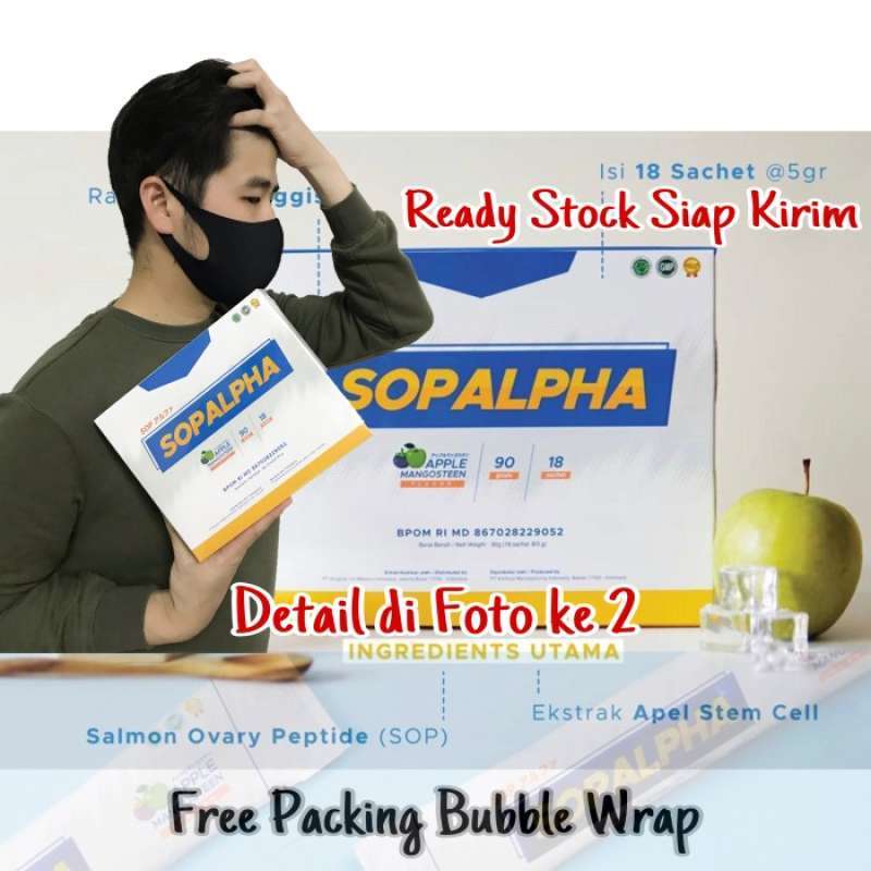 Promo SOPALPHA Bioboost Sop Alpha 1 Box 18 sachet Diskon 33% di Seller ... Promo SOPALPHA Bioboost Sop Alpha 1 Box 18 sachet Diskon 33% di Seller ...