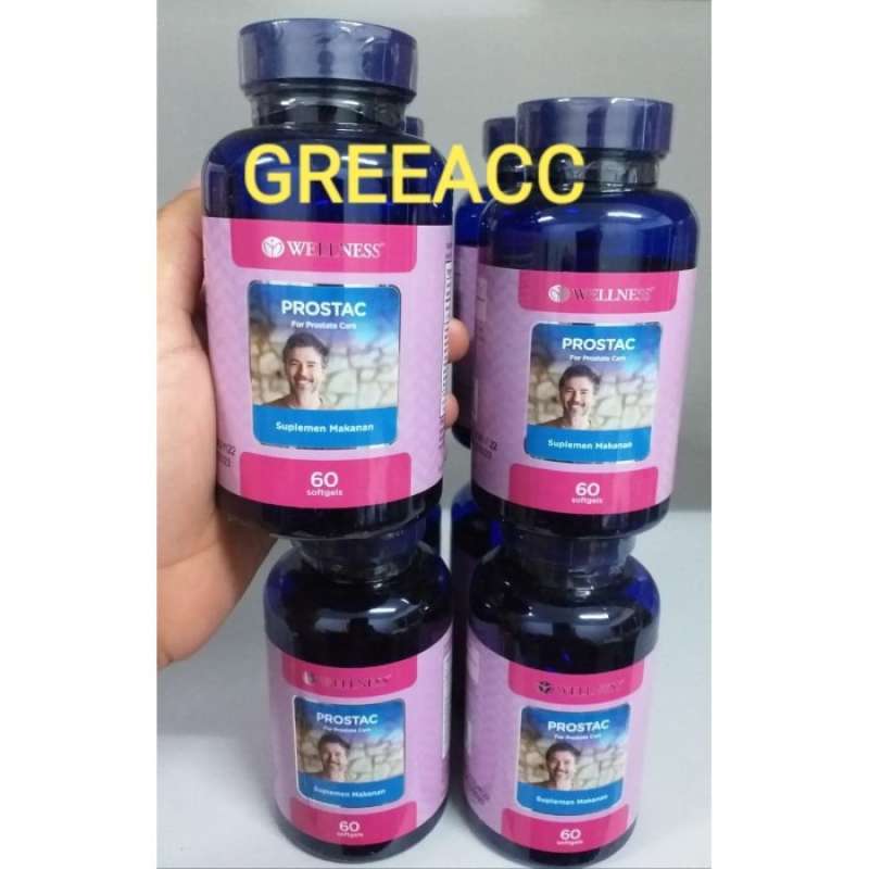 Promo Wellness Prostac 60 Kapsul Vitamin Suplemen Untuk Prostat Dan ...