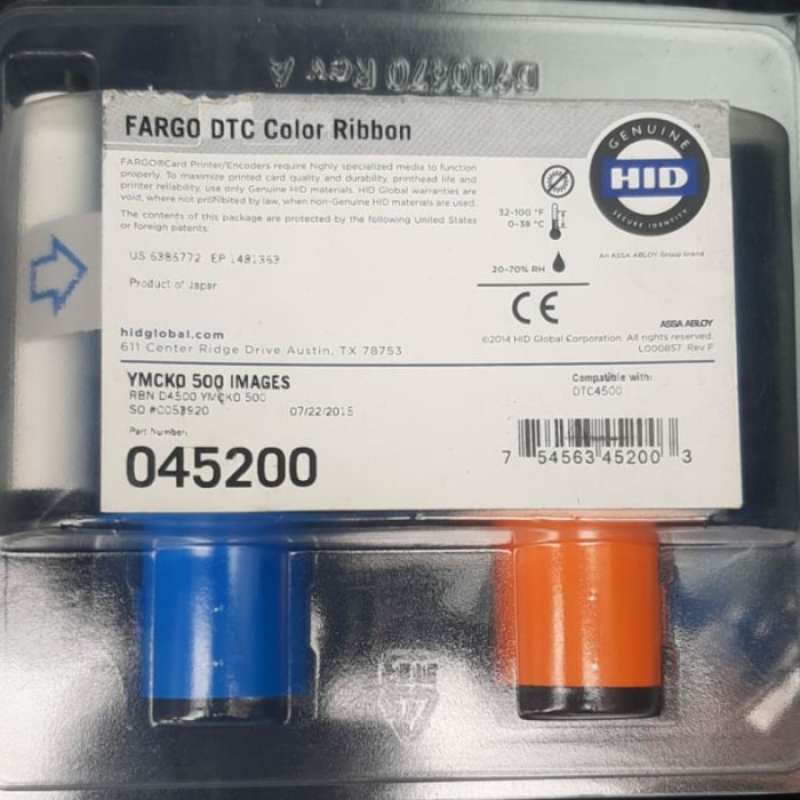 Promo 100% Produk Ori Ribbon Fargo Dtc Color 4500E Pn:045200 Diskon 23% ...