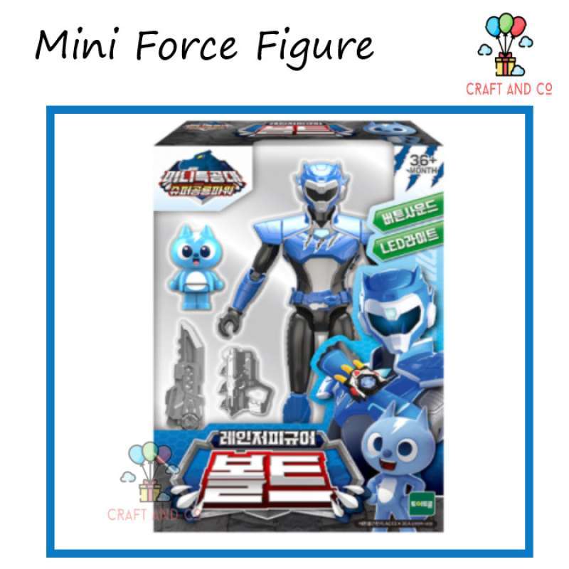 Promo MAINAN ANAK MINIFORCE MINI FORCE FIGURE VOLT SAMMY LUCY MAX LEO ...
