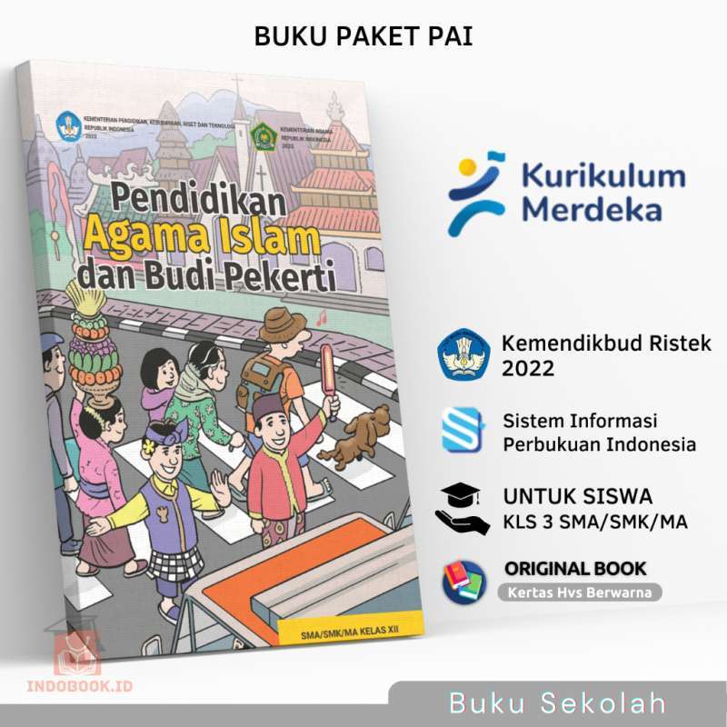 Jual Buku Paket Mata Pelajaran PAI Agama Islam SMA SMK Kelas Kls 12 3 Sekolah Kurikulum Merdeka ...