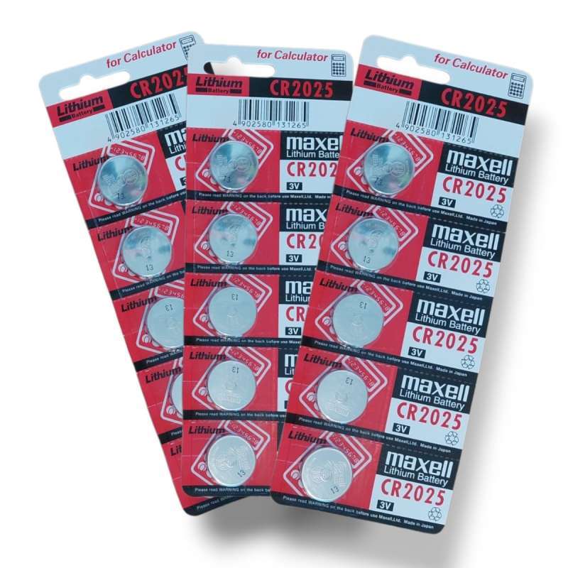 Jual Baterai Jam Tangan Original Maxell 2025 Cr2025 Cr-2025 Cr 2025 ...