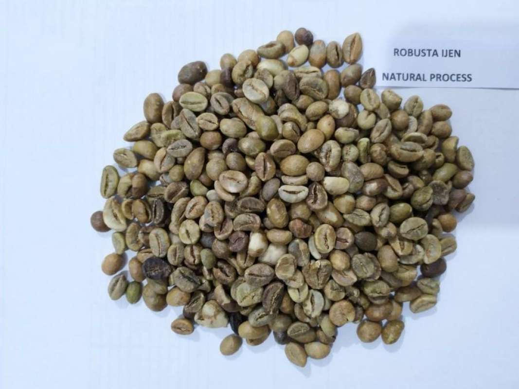 Promo Green Bean Robusta Ijen - Natural Process - 1kg Diskon 53% Di ...