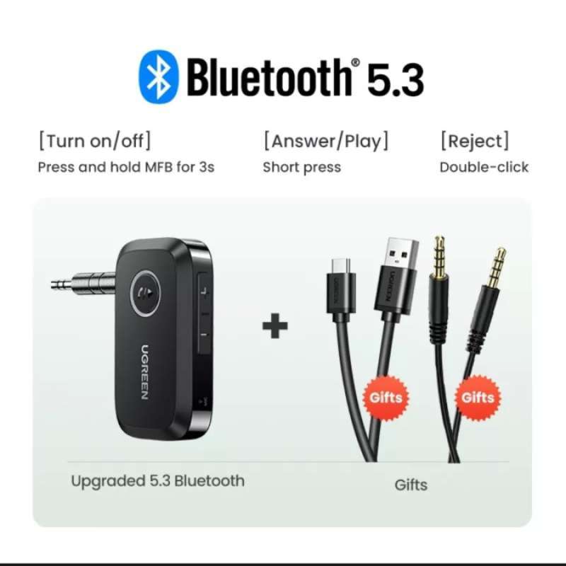 Jual Ugreen Bluetooth Receiver 5.0 Aptx Low Latency AAC SBC Audio ...