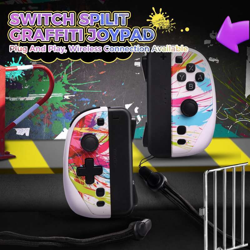 Jual IINE Joycon Graffiti Wireless Controller Joypad Nintendo Switch L870 di Seller Rocket Games ...