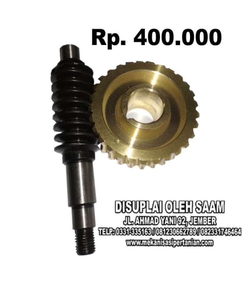 Promo Sparepart Worm Gear Untuk Tipe Saam Gearbox Weeder Diskon 33% Di ...