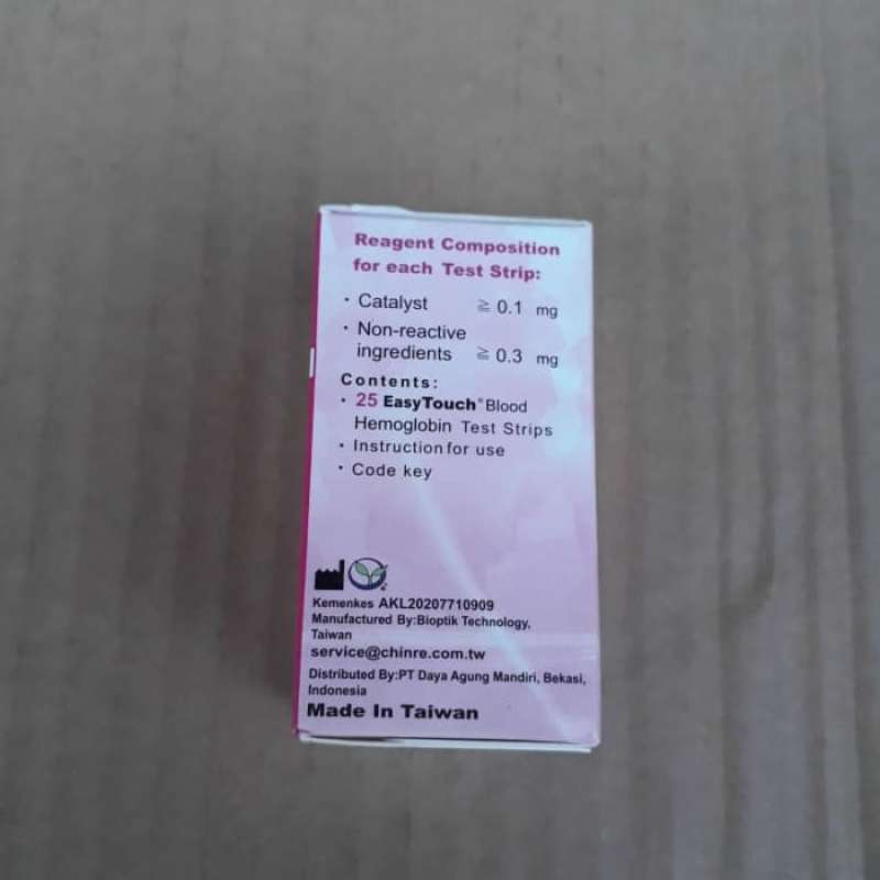 Promo Strip Easytouch Hemoglobin Stik Cek Hb Et Pada Alat Gchb Easy ...