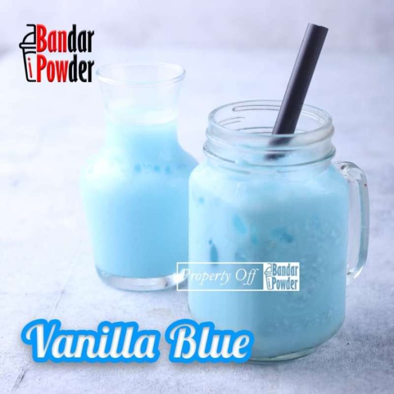 Promo Vanilla Blue Powder 1kg - Minuman Milkshake Ice Blend Bubble ...