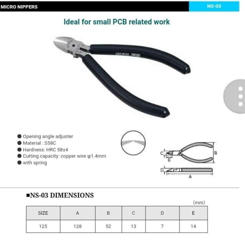 Promo Micro Nipper Ns-03 Engineer Diskon 23% Di Seller Prima Adaptor - Kebon Kacang, Kota ...