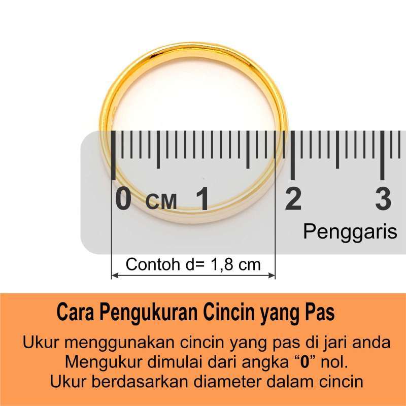 Jual Cincin Emas Asli 10 Karat Evie J5 Ismoyo - 11-12 0.600 Gr Di ...