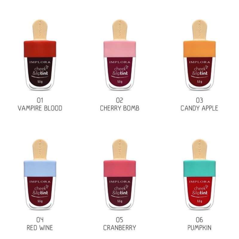 Jual IMPLORA CHEEK & LIPTIN ORIGINAL 100%Ada nomor BPOM pada kemasan ...