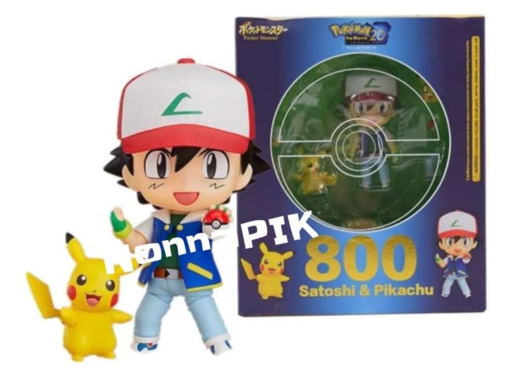 Jual Nendoroid 800 Ash & And Pikachu Nendo Ketchum Satoshi Pokemon ...
