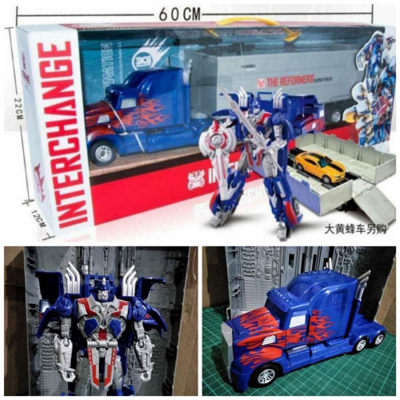 Jual Transformers Optimus Prime Trailer Figure Di Seller Qairina Store ...