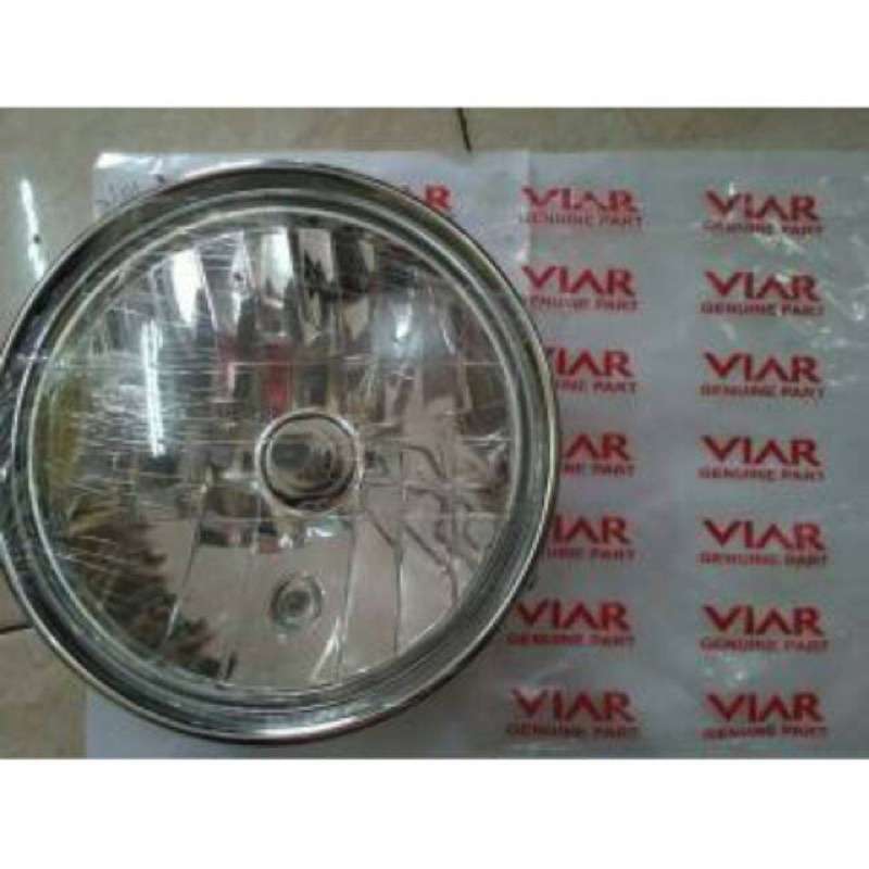 Jual Lampu Depan Viar Karya Tipe Bulat Tipe lama PNP Kaisar Tossa Dll ...