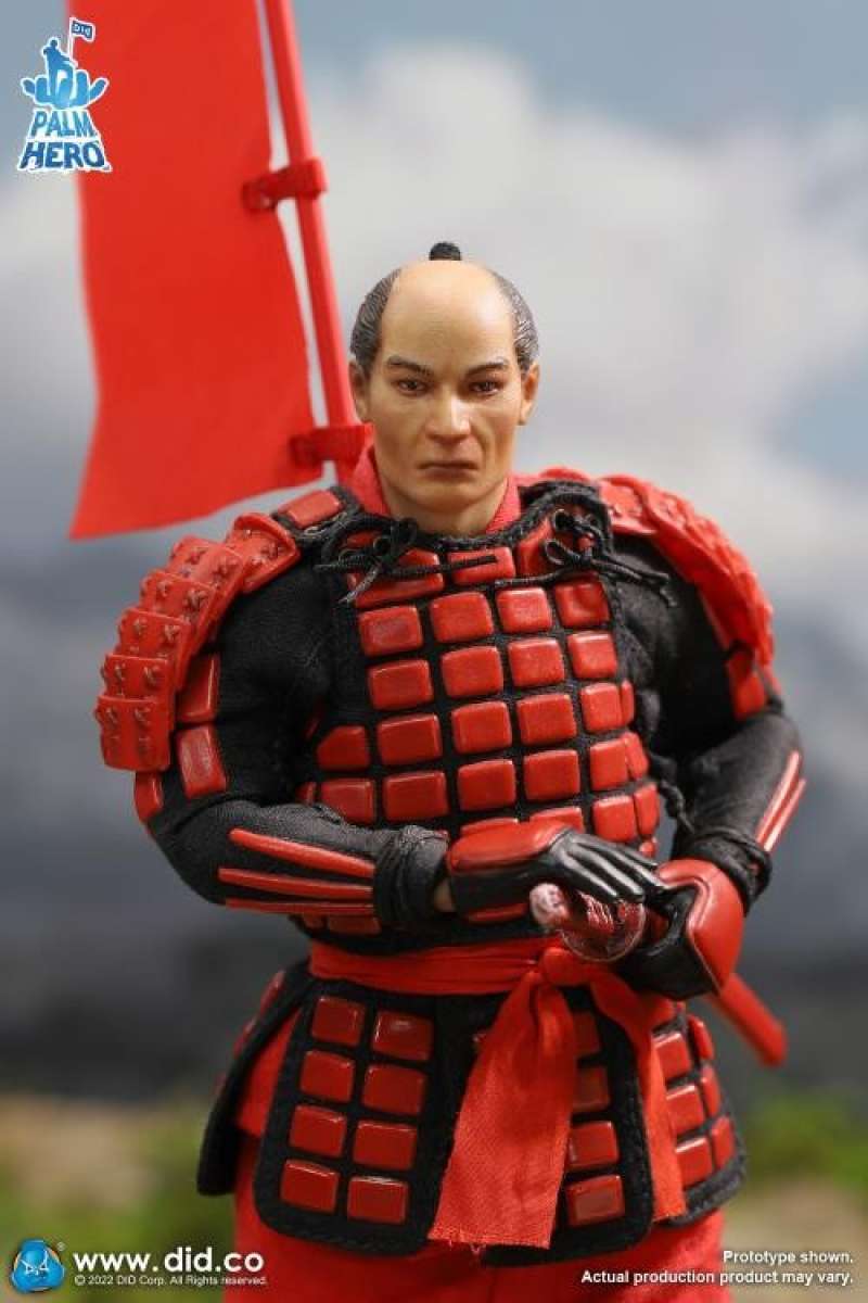 Promo DID 1/12 Palm Heroes Series - Japanese Sangoku Soldier (Red Color ...