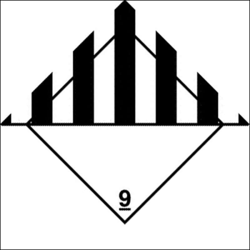 Promo Haz. dia. with class No. class 9 Dangerous substance Symbol ...