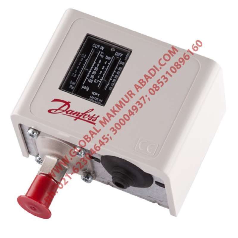 Promo DANFOSS KP1 -0.9 ~ +7Bar PRESSURE SWITCH CONTROL Diskon 27% di ...