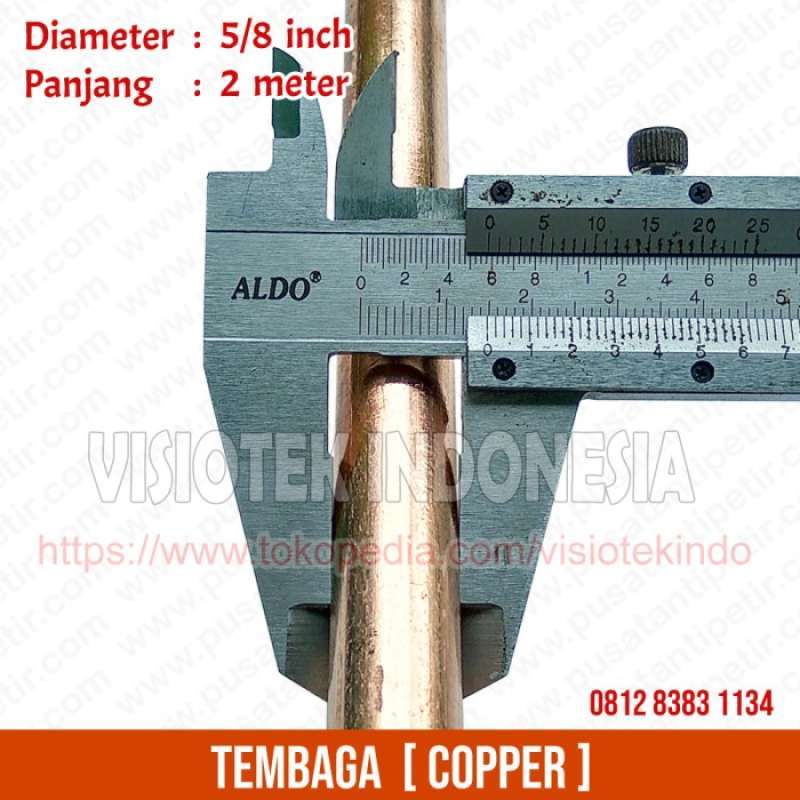 Promo Grounding Rod Tembaga 5/8 X 2 Meter Batang Tembaga Diskon 24% Di ...