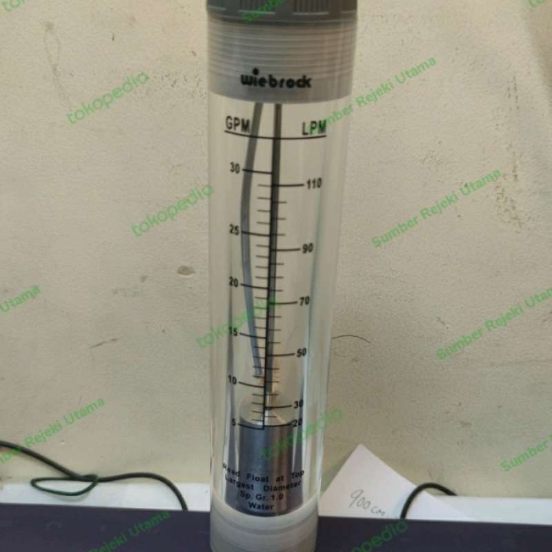 Promo Flowmeter / Rotameter Tube Drat 1 inch / 100 Lpm / 30 Gmp Diskon ...