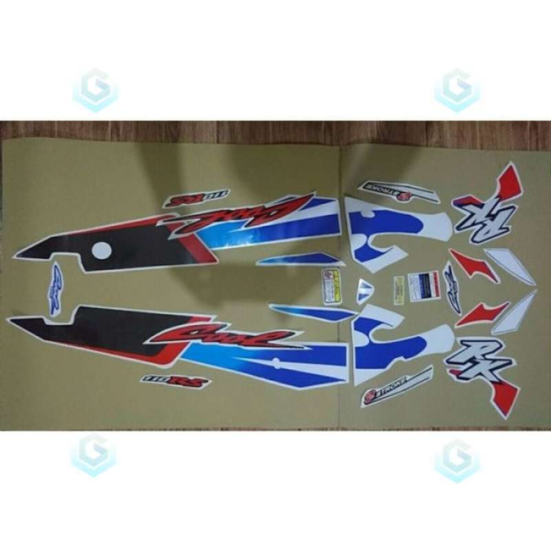 Promo lis list stiker striping suzuki Rk Cool warna biru putih Diskon ...