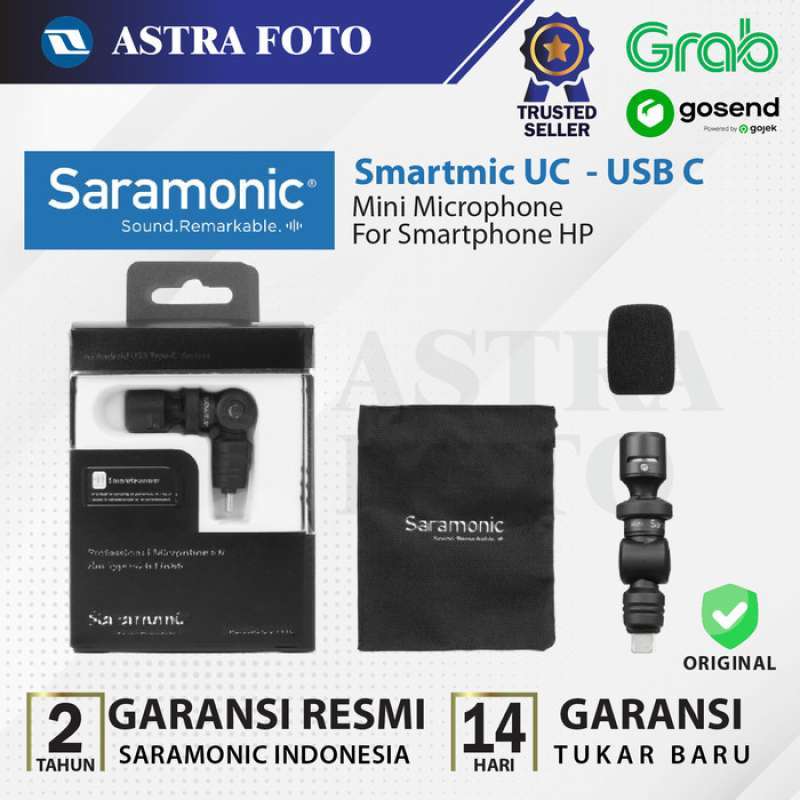 Promo Saramonic Smartmic Uc Mini Microphone Usb C Device Mic Handphone Hp Diskon 23% Di Seller ...