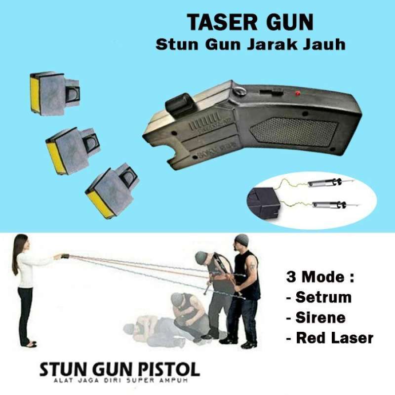 Promo Setrum Gun 3in1 Alat Pelindung Diri Taser Gun 280 Diskon 23% di ...
