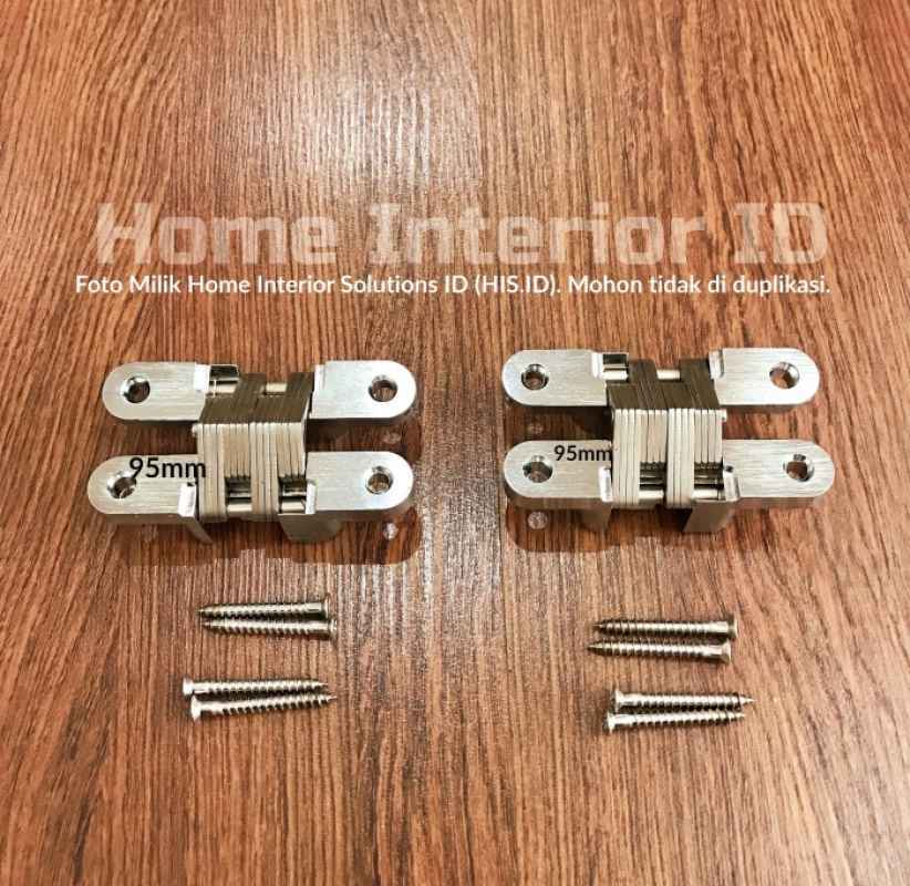 Promo Engsel Tanam Lipat 95 mm Stainless / Concealed Invisible Hinge ...