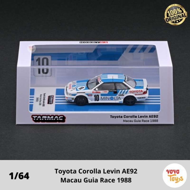 Jual Tarmac Works 1/64 Toyota Corolla Levin Ae92 Macau Guia Race 1988 ...