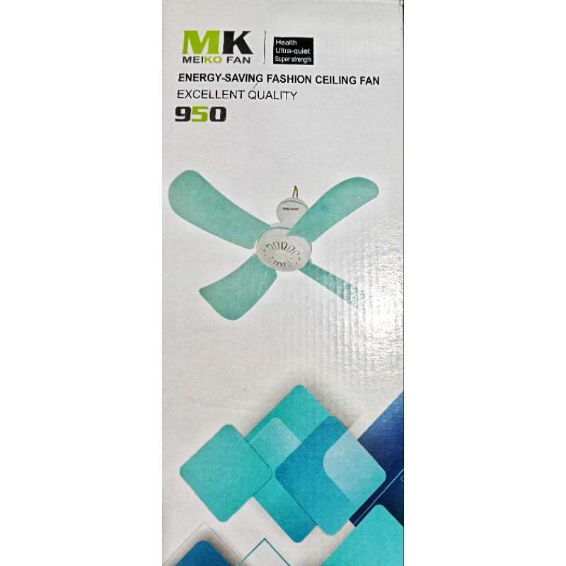 Jual Heli Fan 30w MEIKO Fashion Ceiling Fan MK-950 / Kipas Angin Gantung Meiko Fan 30 Watt di ...