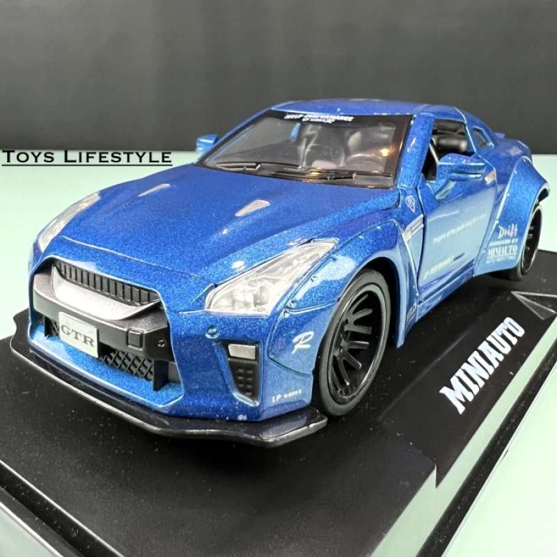 Jual Miniauto Diecast - Nissan Gt-r R35 (biru) Skala 1:32 Di Seller ...