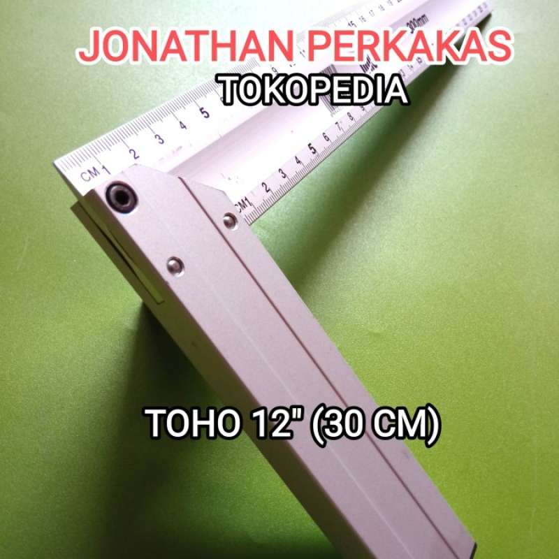 Promo penggaris siku toho 30cm/penggaris sudut toho 30cm/siku toho 30cm Diskon 23% di Seller ...