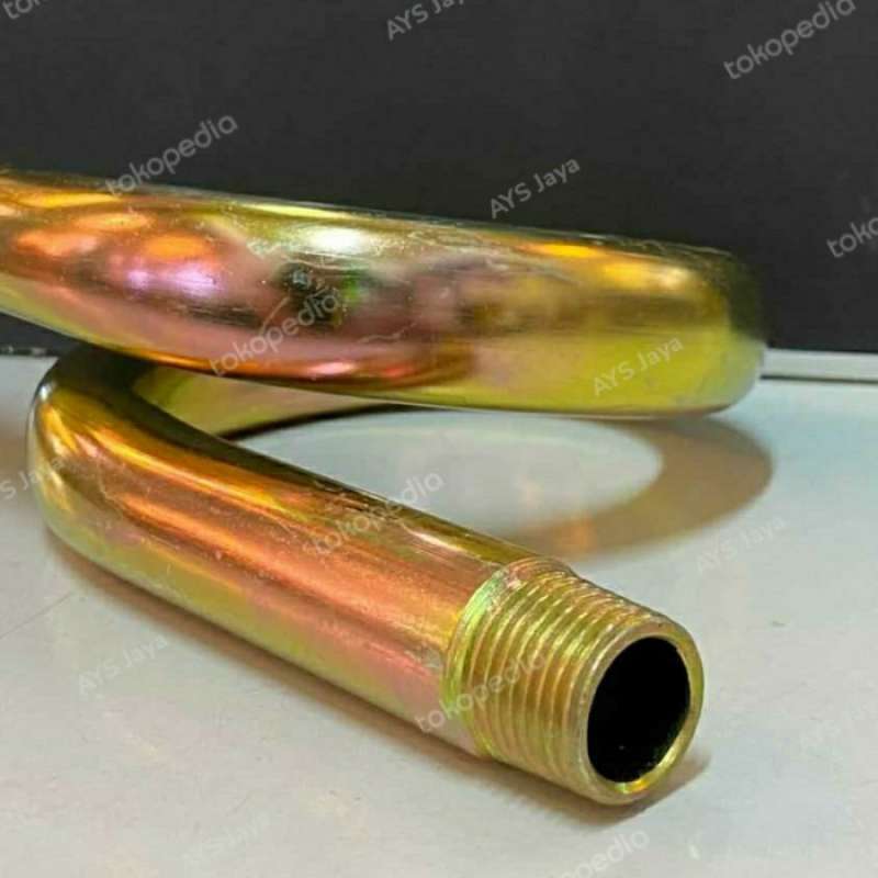 Promo Pipa Siphon Besi Type O Drat 1/4 Inchi / Syphon O Pressure Gauge ...