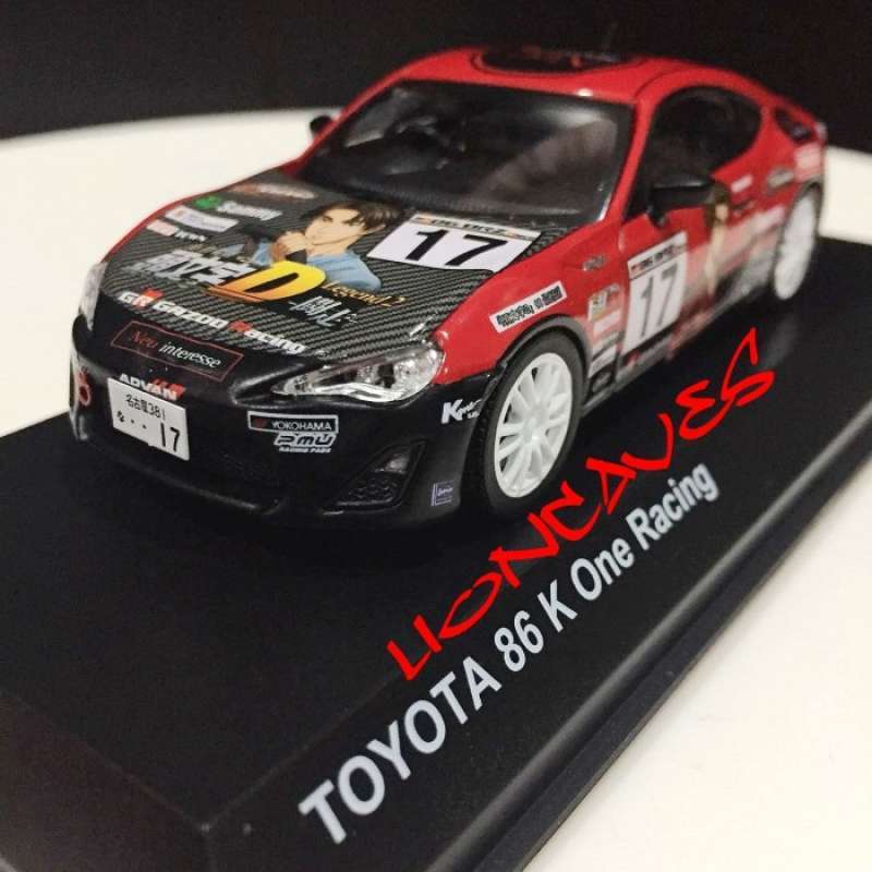 Promo Inital D Toyota 86 K One Racing Diecast 1 43 By Kyosho Diskon