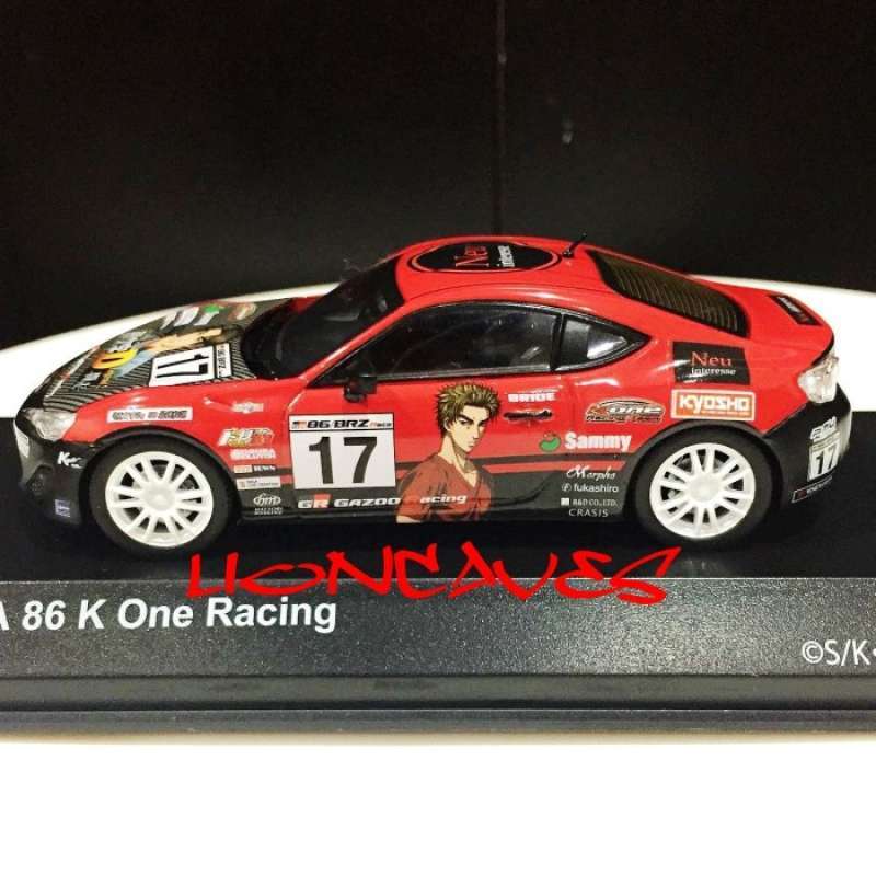 Promo Inital D Toyota 86 K One Racing Diecast 1 43 By Kyosho Diskon