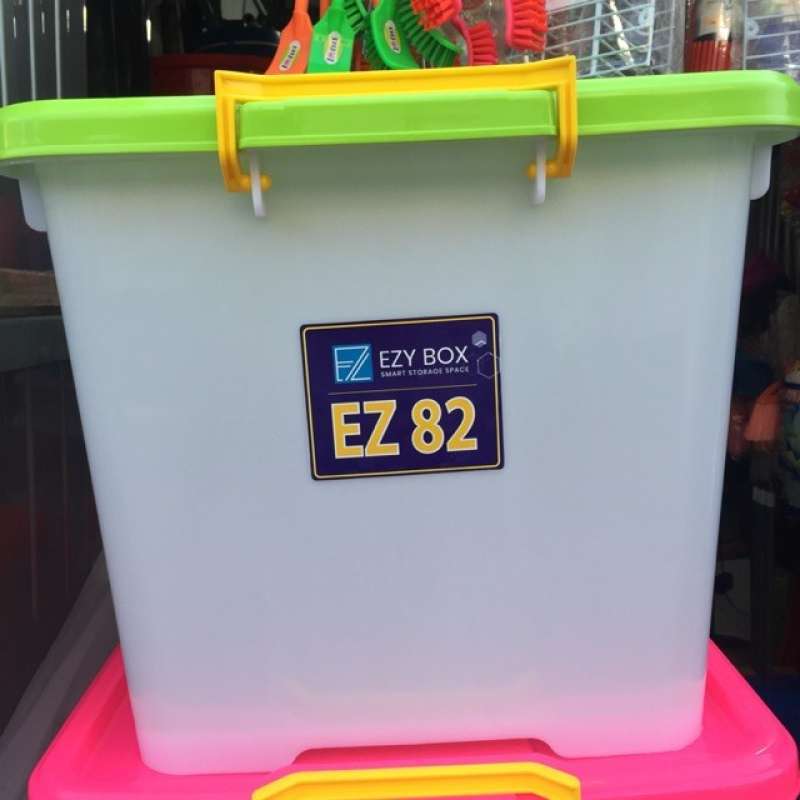 Jual Container Box 82 Liter Besar Tebal Kuat Tahan Banting Ezy Box Ez ...