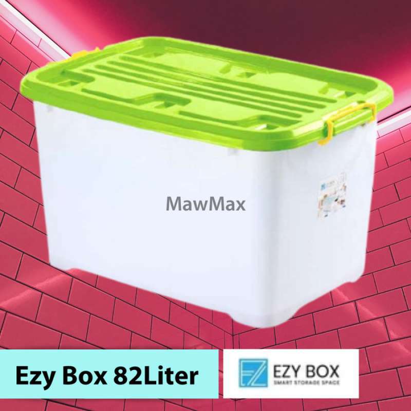Jual Container Box 82 Liter Besar Tebal Kuat Tahan Banting Ezy Box Ez ...