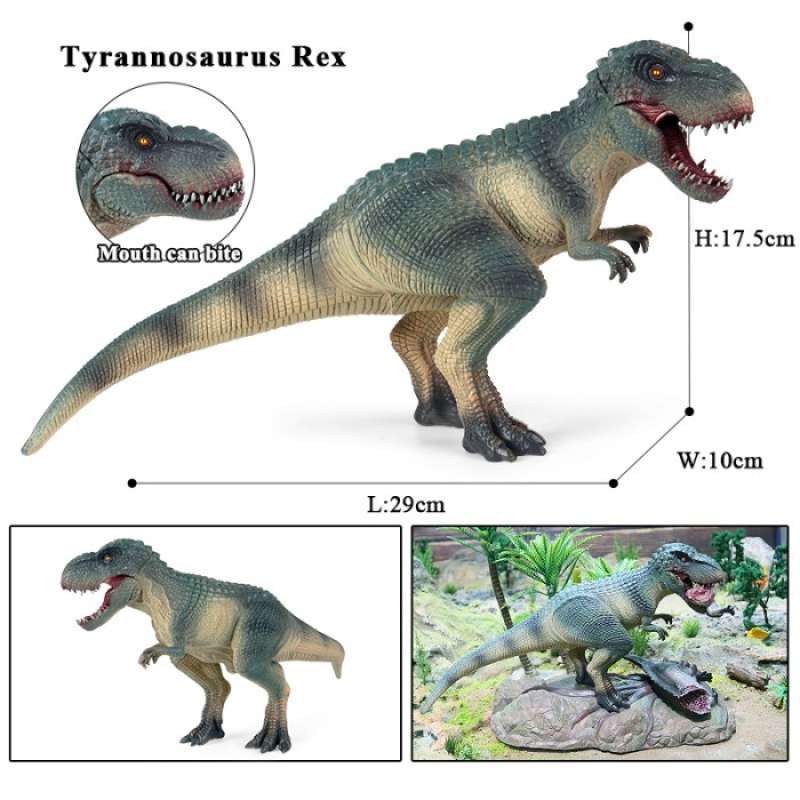 Promo Dinosaur World Park Jurassic Tyrannosaurus Rex Trex Figur ...