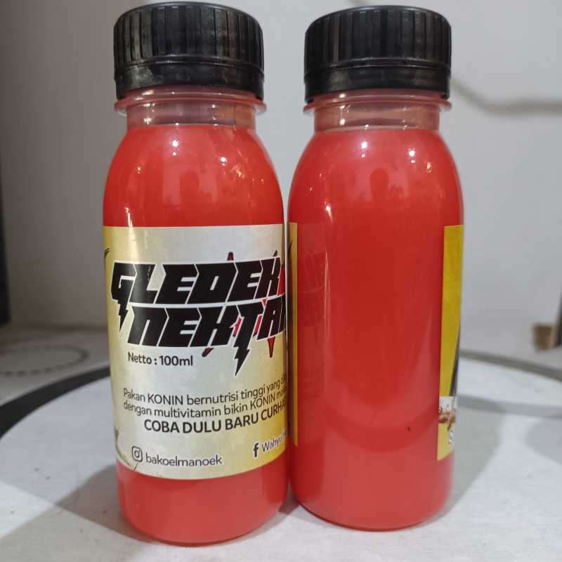Jual Gledek Nektar 100ml Pakan Sogon Kolibri Dosis Tinggi Lomba Dan ...