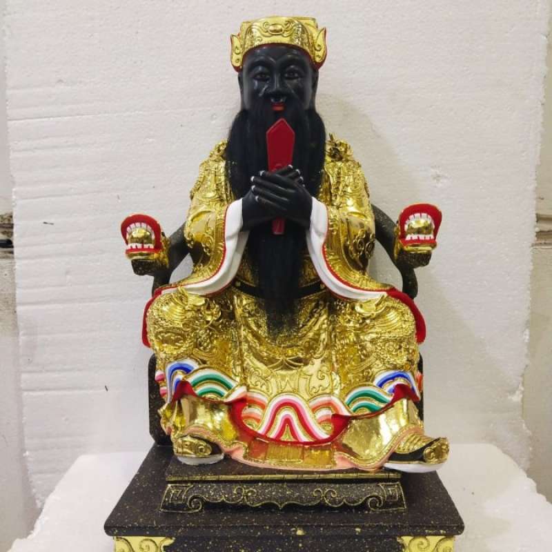 Promo patung sin ong / sing ong / xing ong / cheng huang - kayu 16 - 02 ...