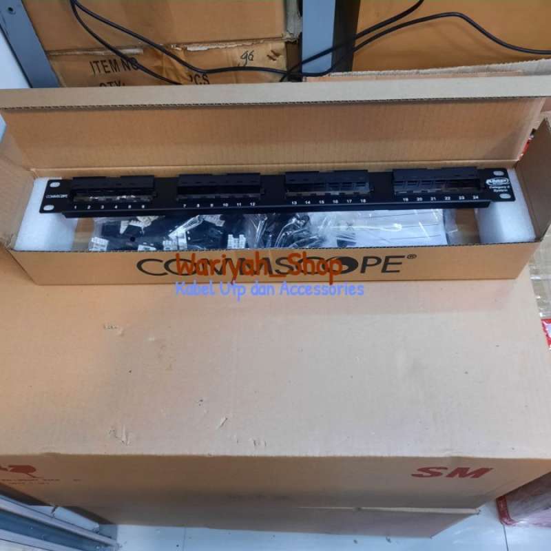 Promo patch panel cat.6 AMP COMMSCOPE Diskon 23% di Seller Alice ...