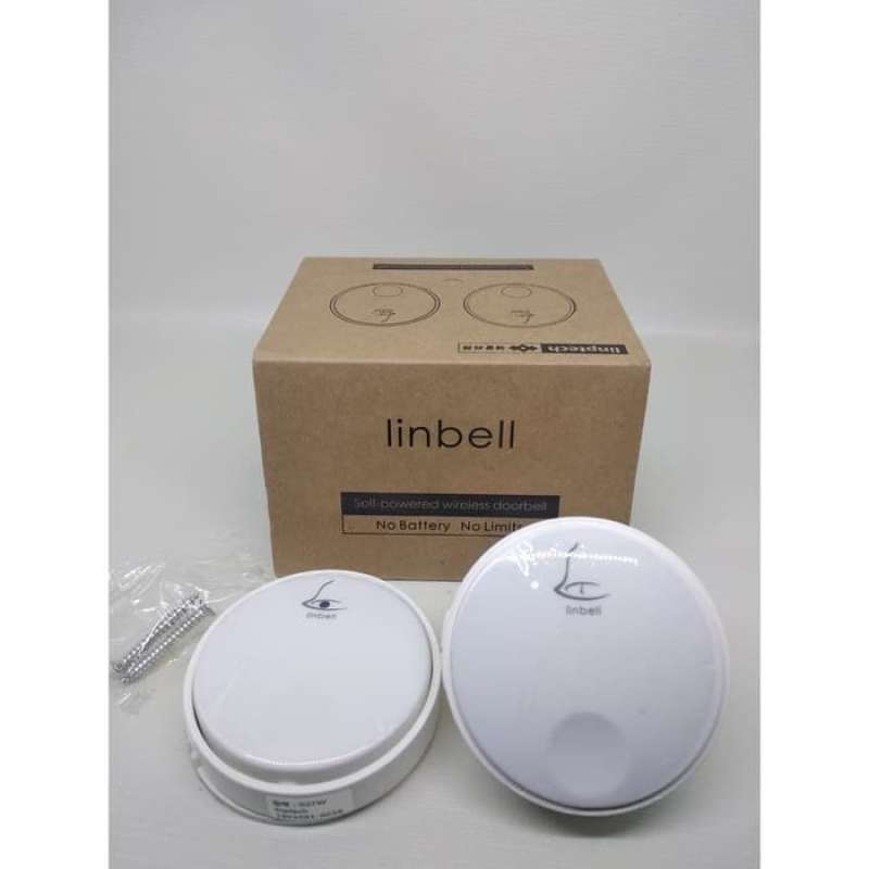 Promo Bell Wireless Linbell tanpa baterai jarak 12 meter Lebih Diskon ...