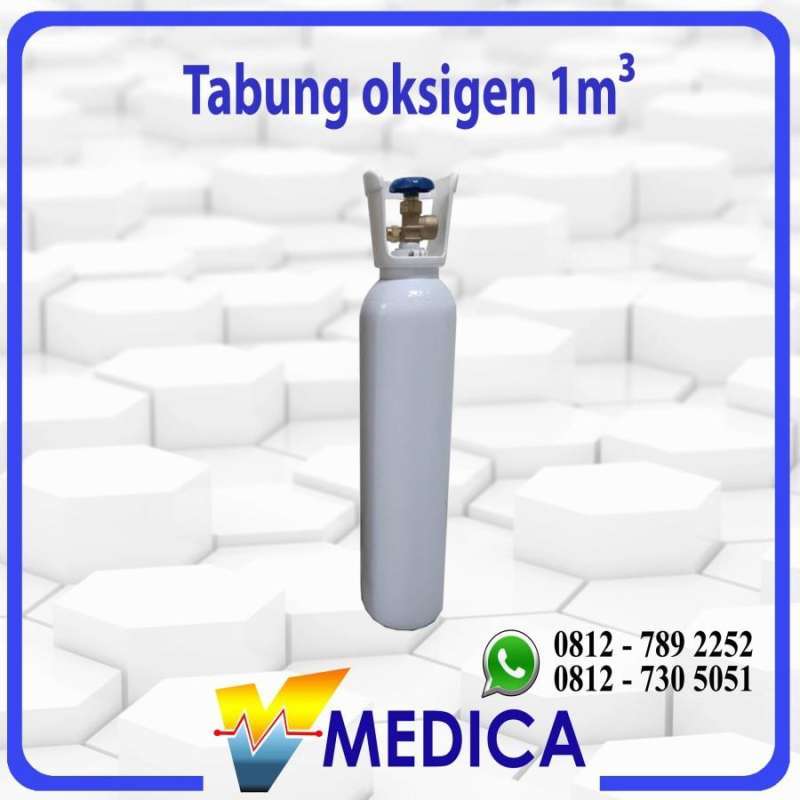 Jual (reguler) Tabung Oksigen 1m3 Tabung Plus Isi Di Seller V-medica ...