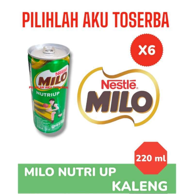 Promo Susu Milo Kaleng Coklat Nutri Up Calcium - 220 Ml ( Harga 6 ... Promo Susu Milo Kaleng Coklat Nutri Up Calcium - 220 Ml ( Harga 6 ...