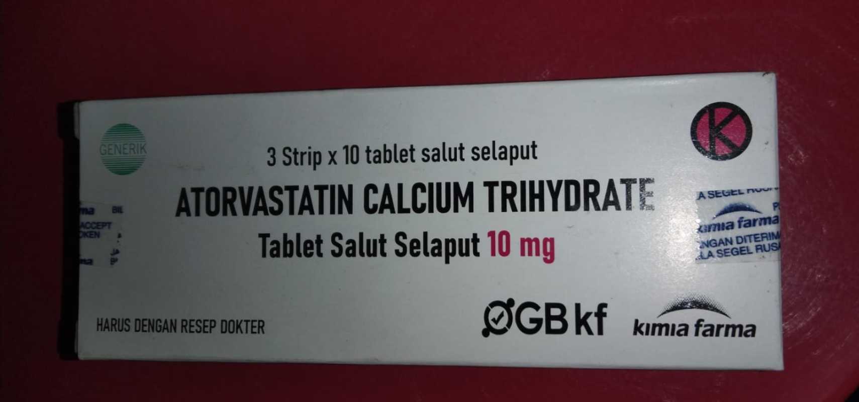 Jual ATORVASTATIN OGB KIMIA FARMA 10 MG BOX di Seller Apotik Jaya ...